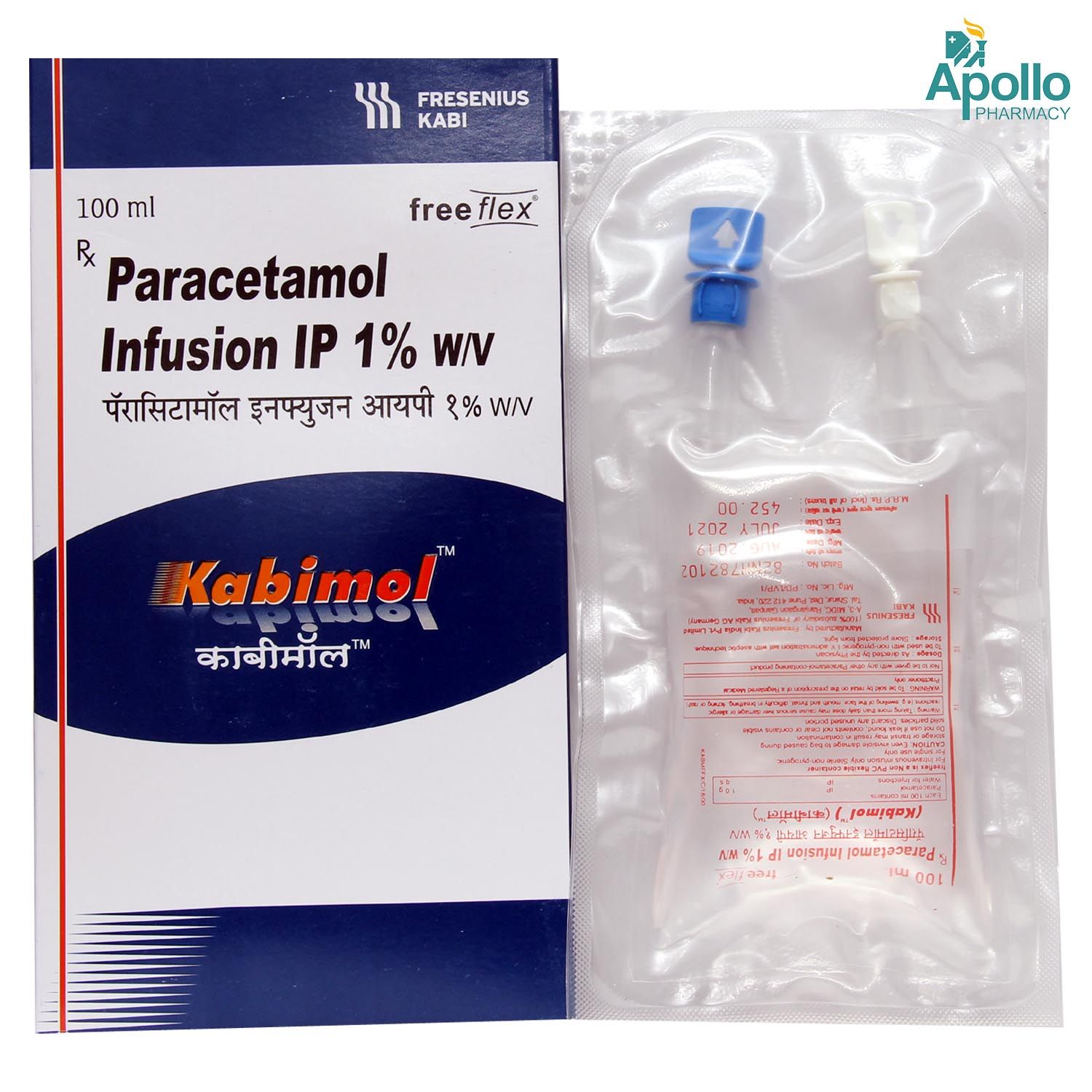 Kabimol Infusion 100 ml Price, Uses, Side Effects, Composition - Apollo ...