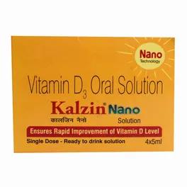 Kalzin Nano 60K Solution 5 ml | Uses, Side Effects, Price | Apollo Pharmacy