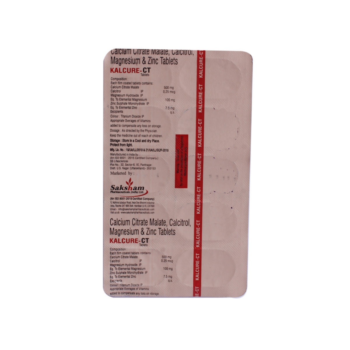 Kalcure-CT Tablet 10's Price, Uses, Side Effects, Composition - Apollo ...