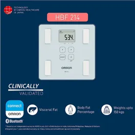 Buy Omron Karada Scan Body Composition Monitor HBF-214, 1 Count | 19 ...