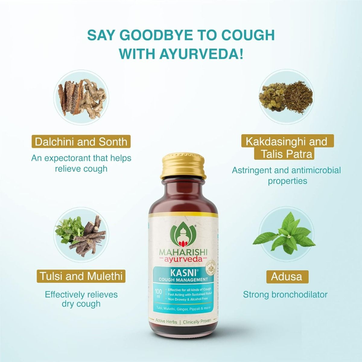 Buy Maharishi Ayurveda Kasni Cough Syrup, 200 ml | 19 Minutes Delivery ...