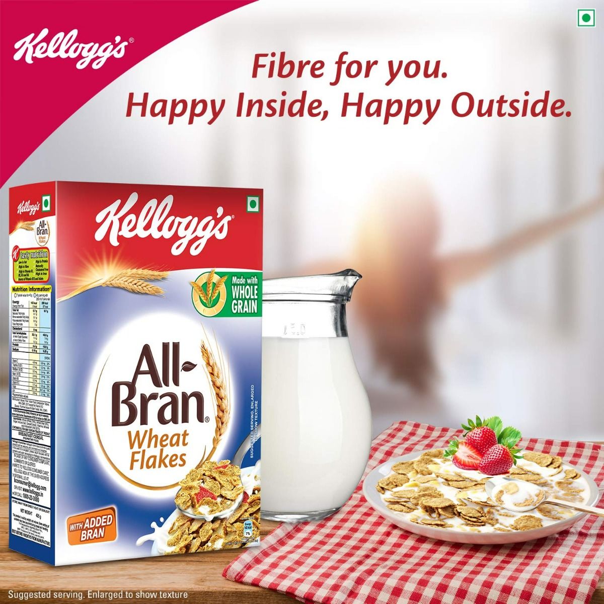 Kelloggs All Bran Wheat Flakes, 425 gm Price, Uses, Side Effects ...