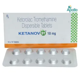 Ketanov DT 10 Tablet | Uses, Side Effects, Price | Apollo Pharmacy