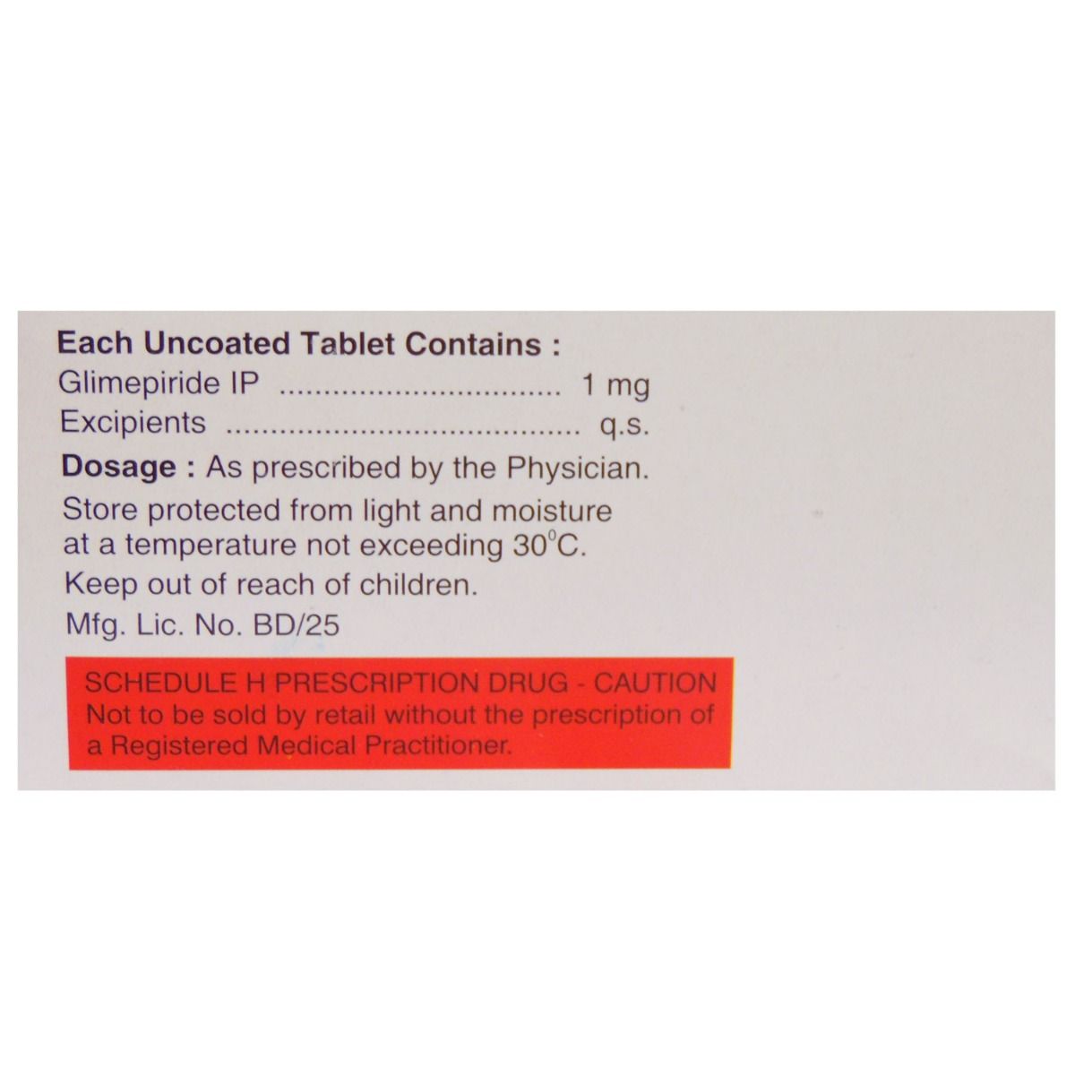 K-Glim 1 mg Tablet 10's Price, Uses, Side Effects, Composition - Apollo ...