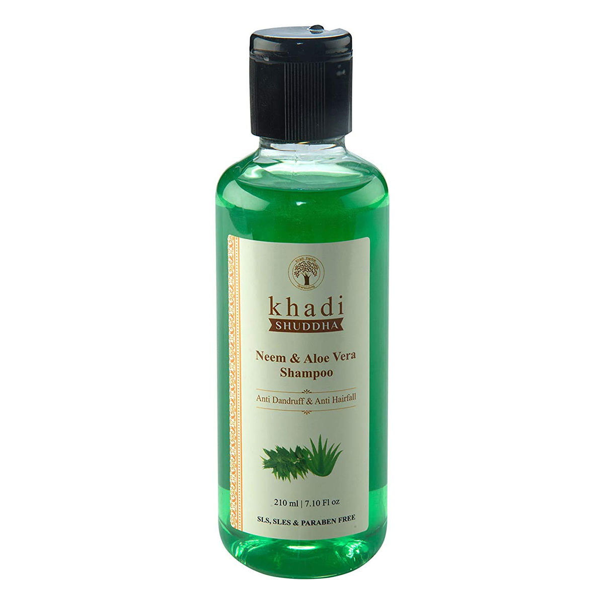 Buy Khadi Shuddha Neem & Aloe Vera Shampoo, 210 ml | 19 Minutes ...