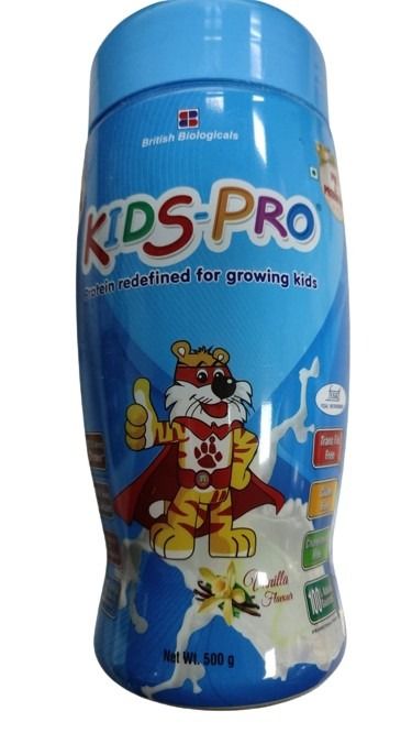 Kids - Pro Vanilla Flavour Powder, 500 gm Jar Price, Uses, Side Effects ...