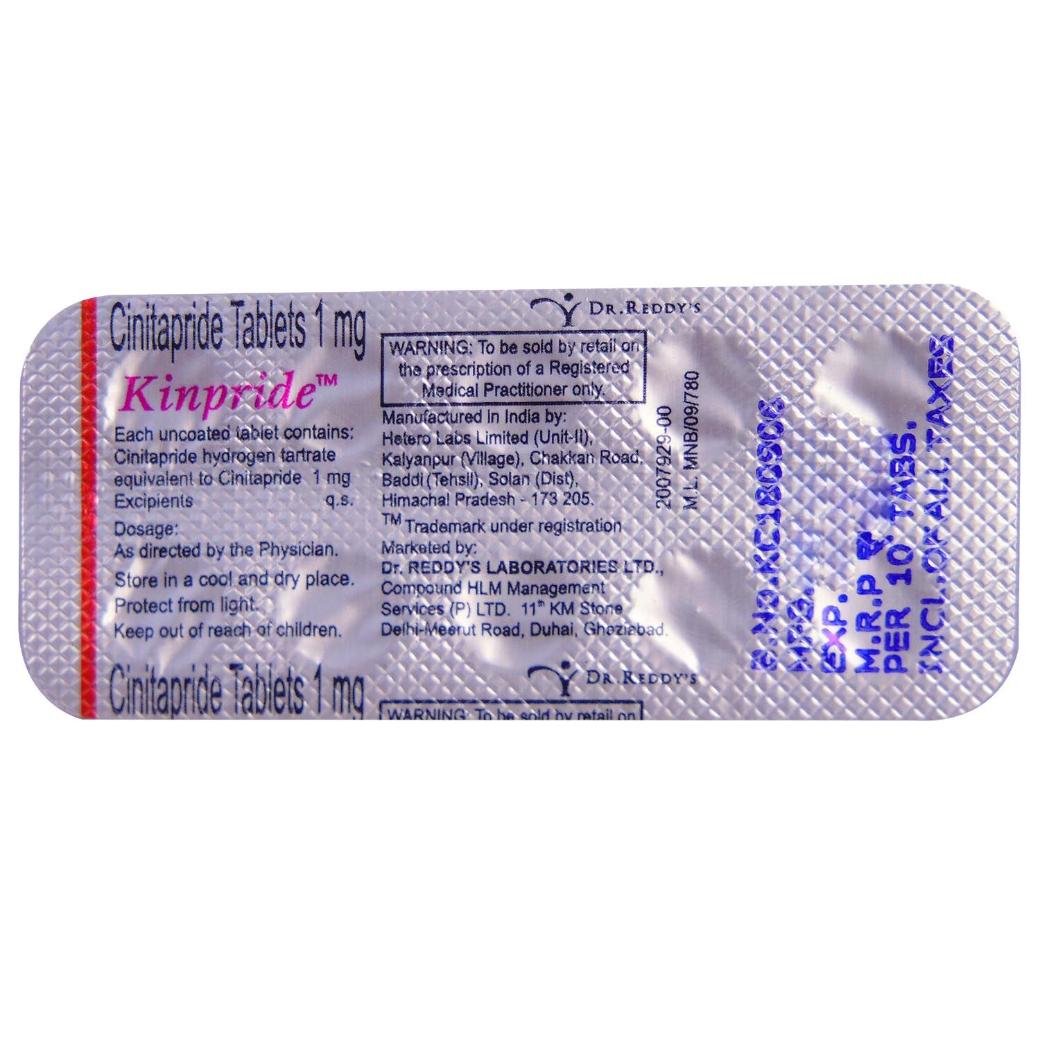 Kinpride Tablet 10's Price, Uses, Side Effects, Composition - Apollo ...