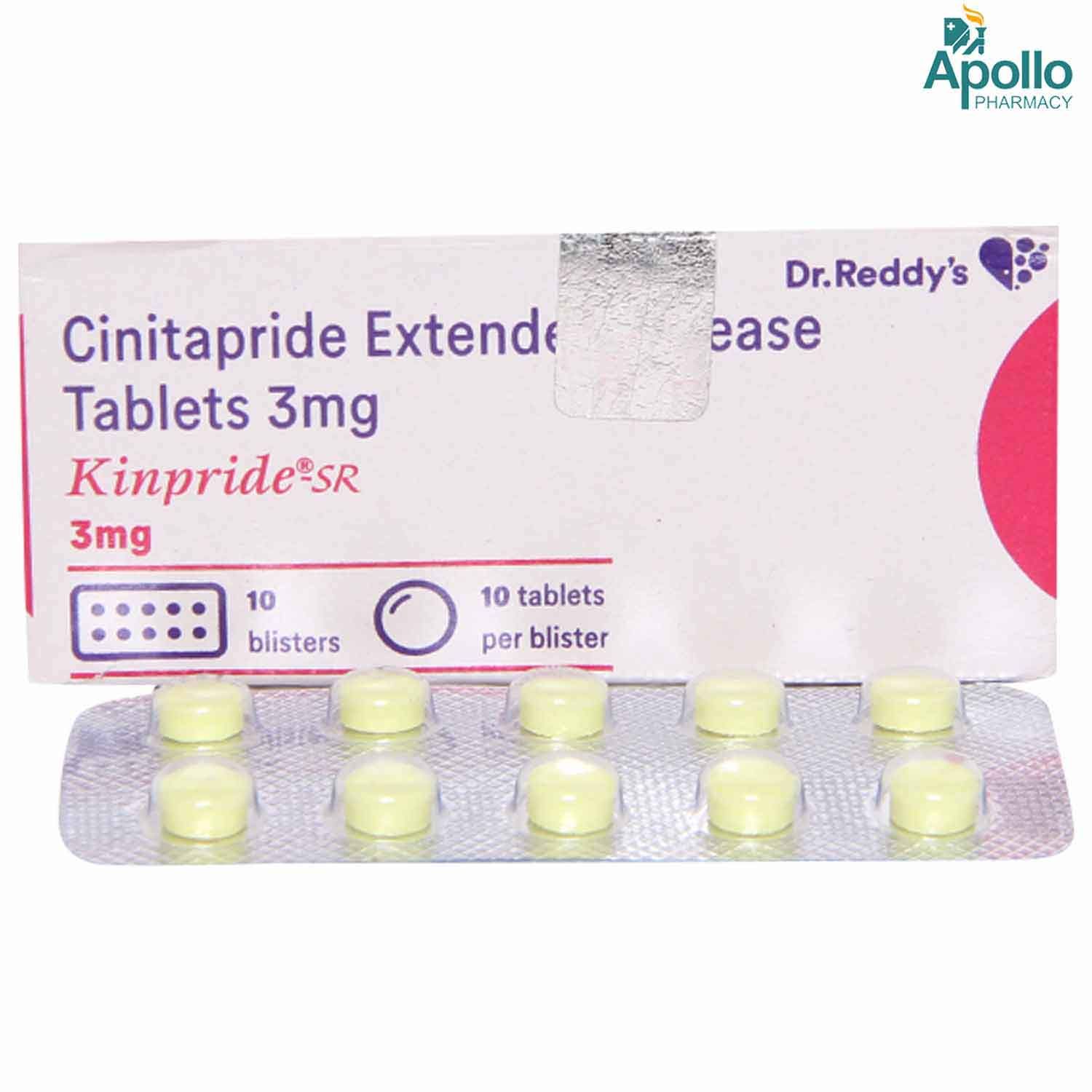Kinpride SR 3 Tablet 10's Price, Uses, Side Effects, Composition ...