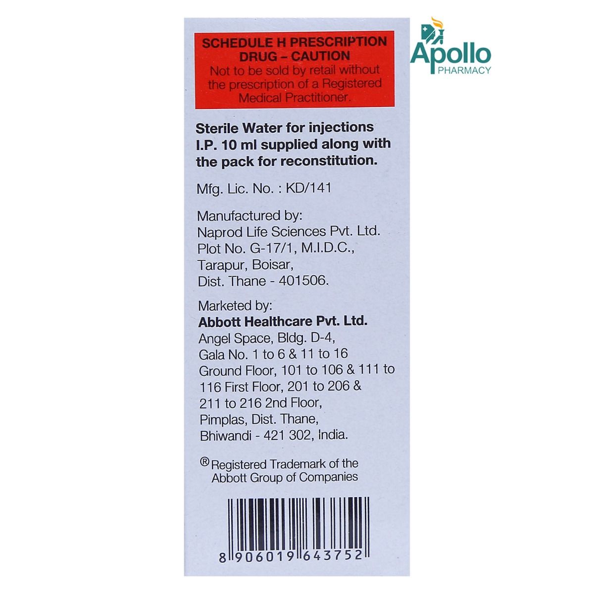 KLACID 500MG INJECTION | Uses, Side Effects, Price | Apollo Pharmacy
