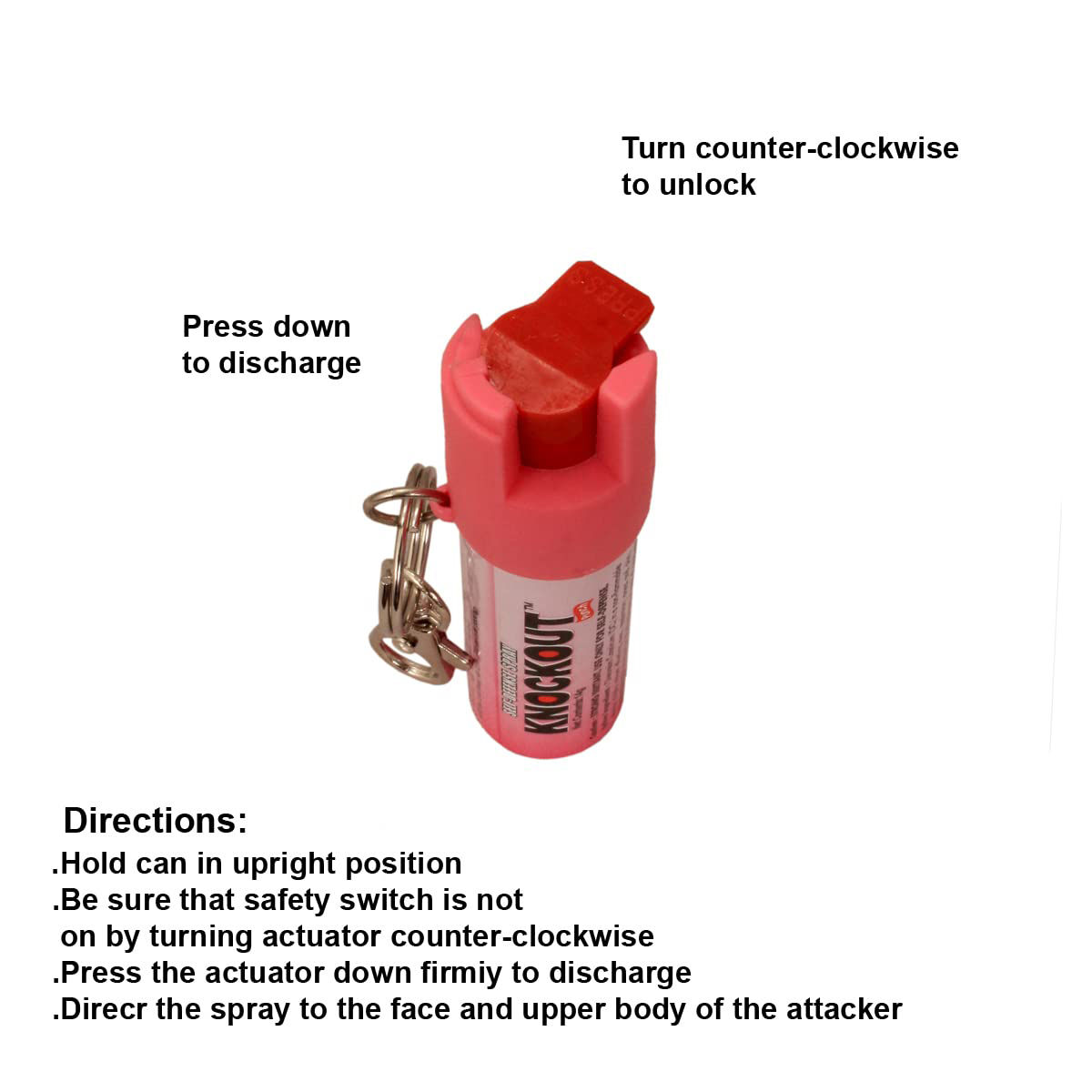 Knockout Self-Defense Pepper Spray, 14 gm Price, Uses, Side Effects ...