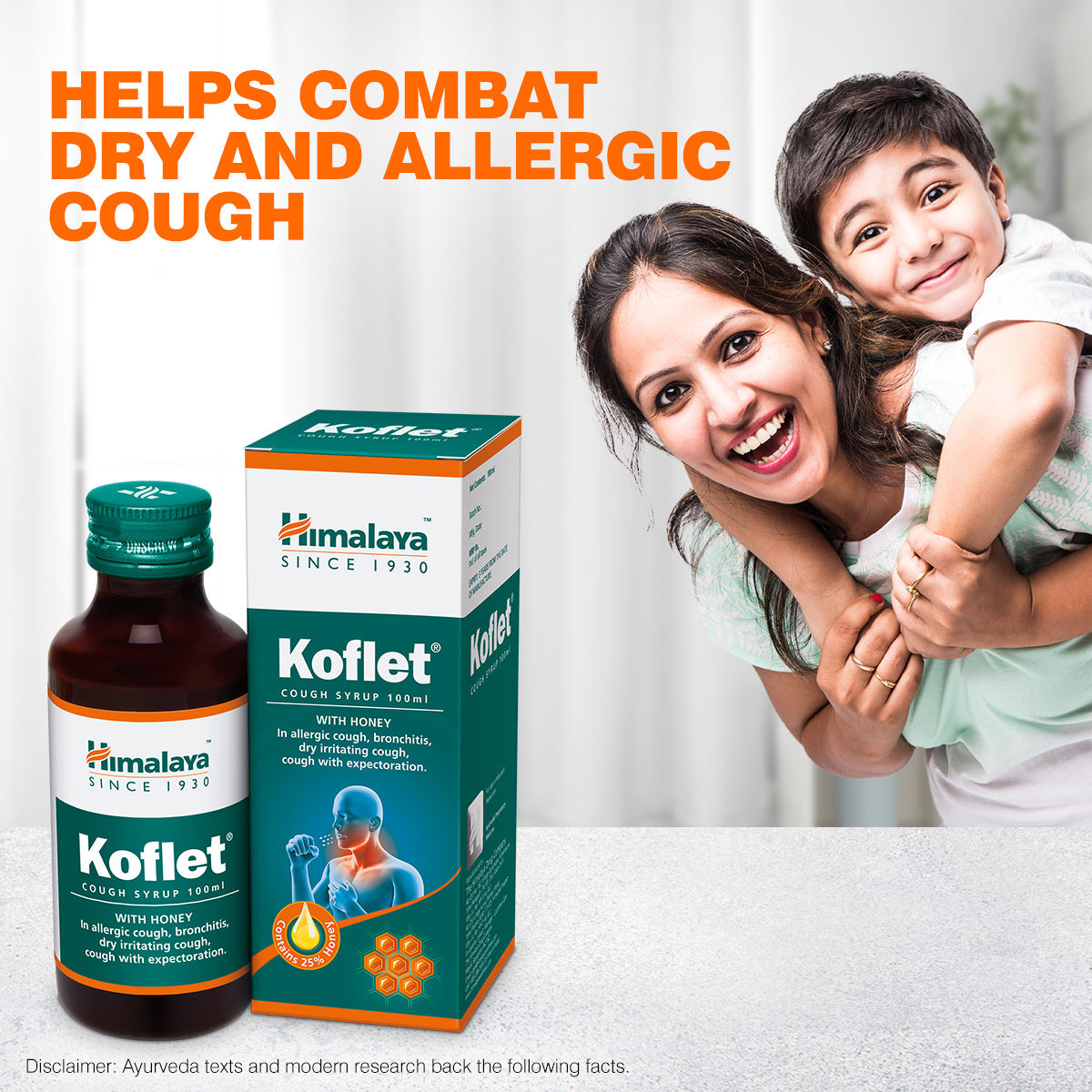 Buy Himalaya Koflet Cough Syrup, 100 ml | 19 Minutes Delivery | Apollo ...