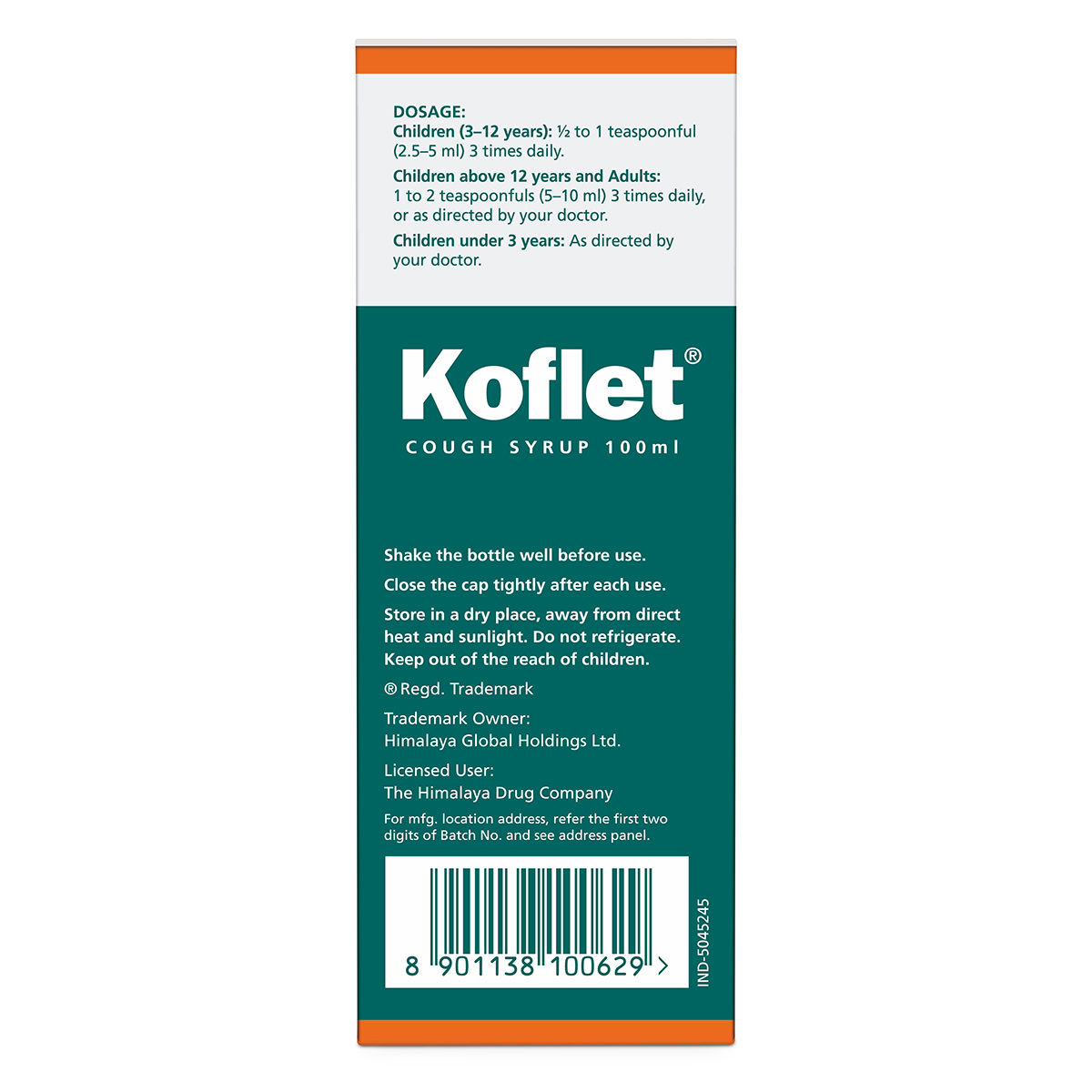 Buy Himalaya Koflet Cough Syrup, 100 ml | 19 Minutes Delivery | Apollo ...