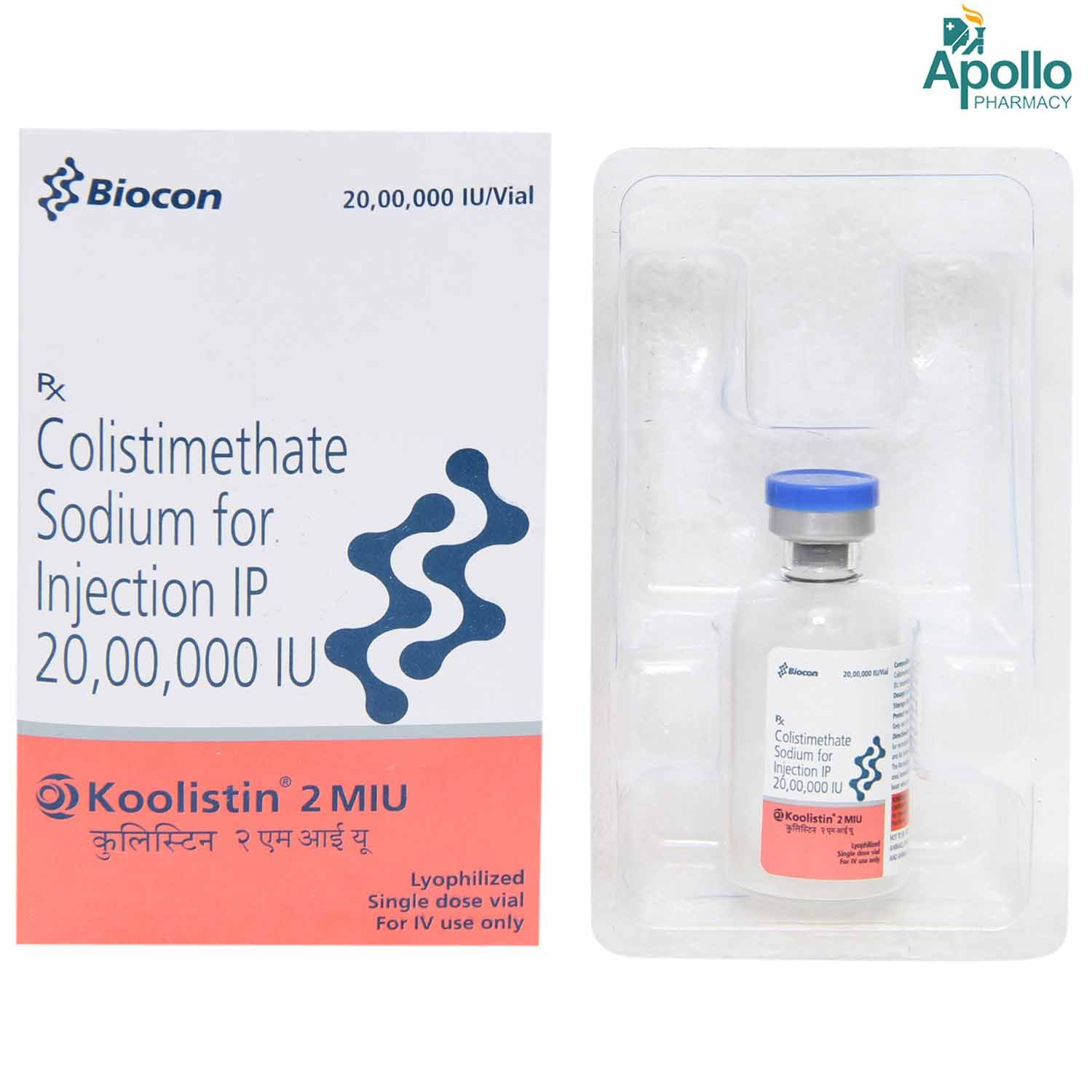 Koolistin 2miu Injection Price, Uses, Side Effects, Composition ...