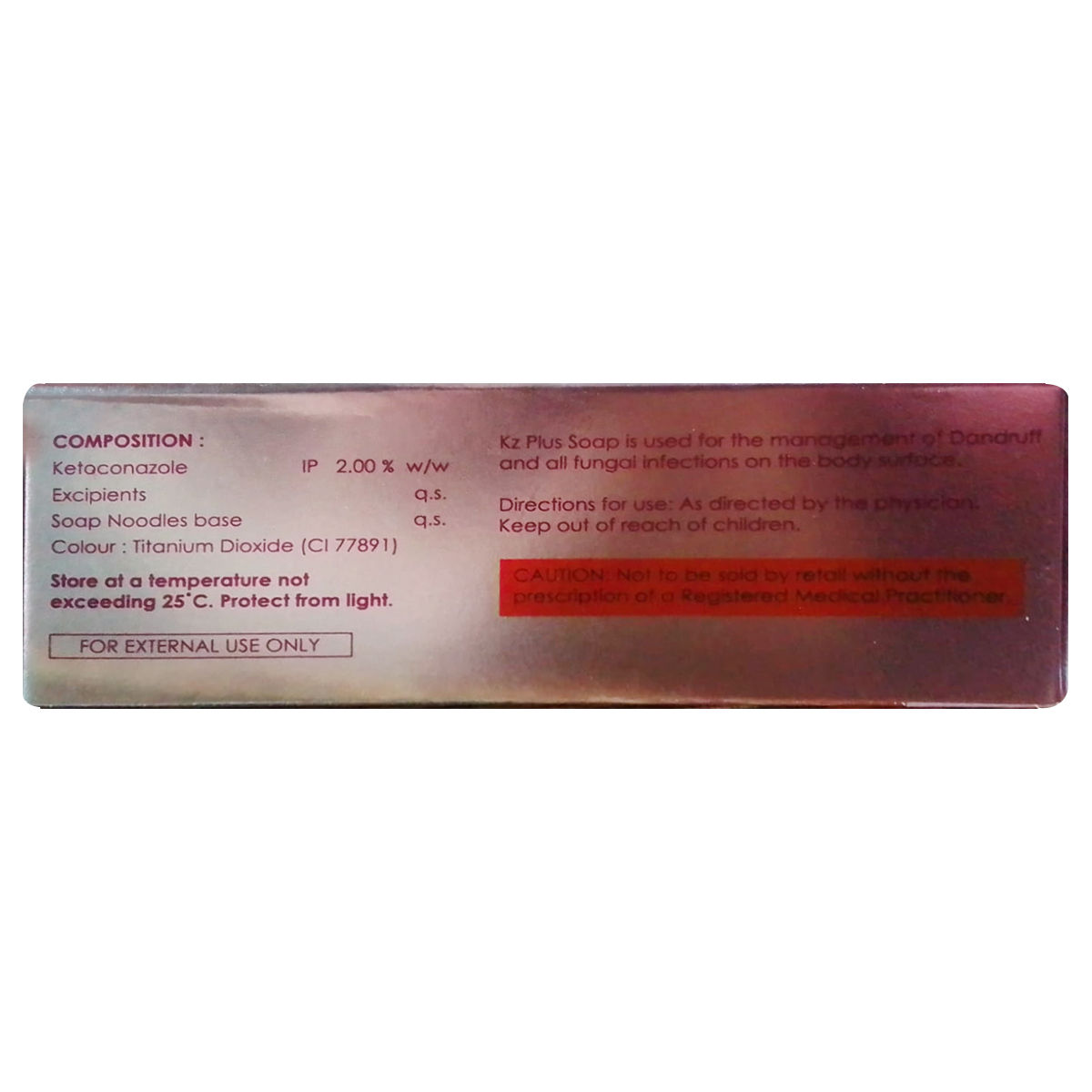 Buy KZ Plus Medicated Soap, 75 gm | 19 Minutes Delivery | Apollo Pharmacy