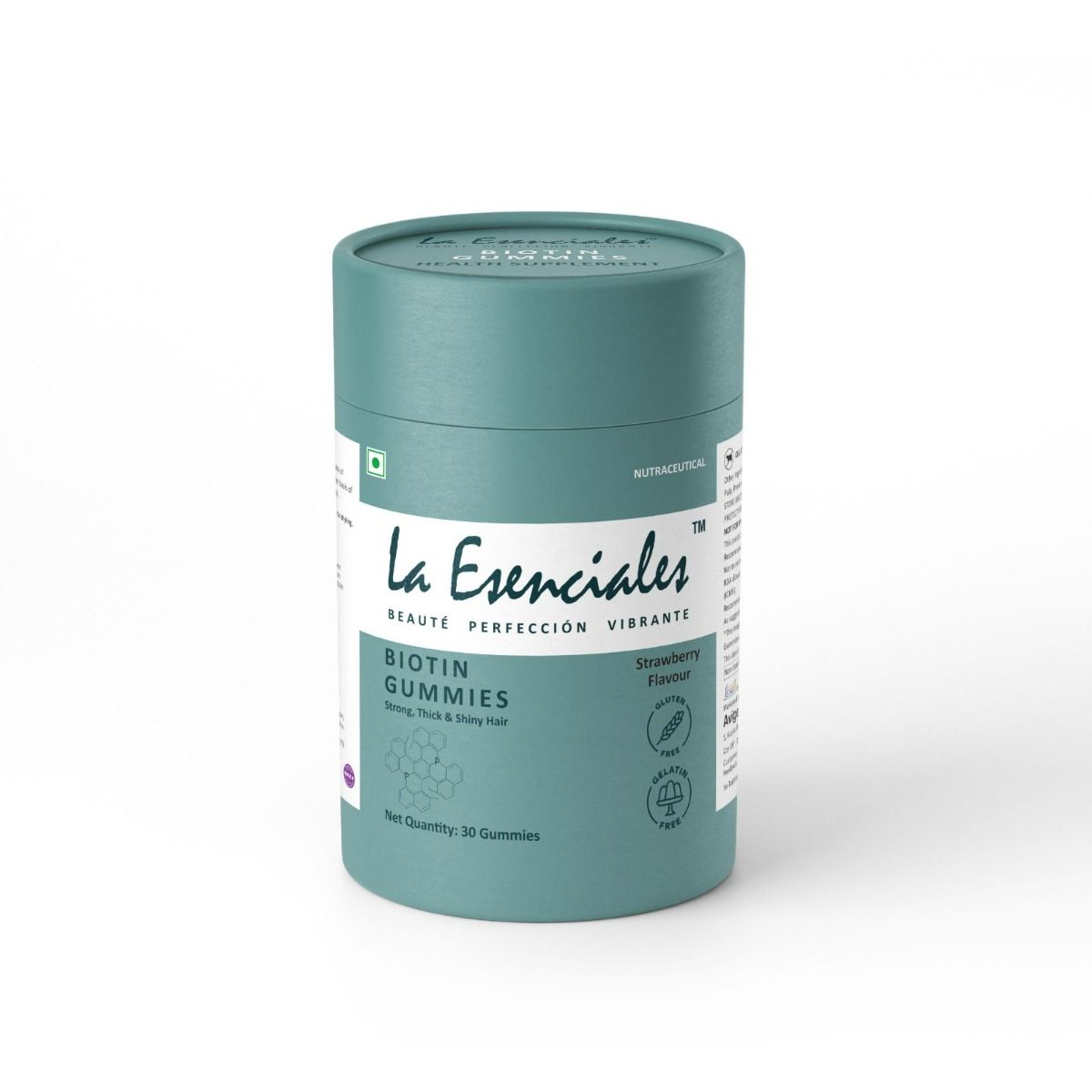 La Esenciales Biotin Strawberry Flavour Gummies 30's Price, Uses, Side ...
