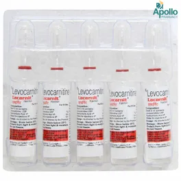 Lacarnit Injection 5 ml | Uses, Side Effects, Price | Apollo Pharmacy