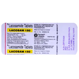 Lacosam 150 mg Tablet | Uses, Side Effects, Price | Apollo Pharmacy