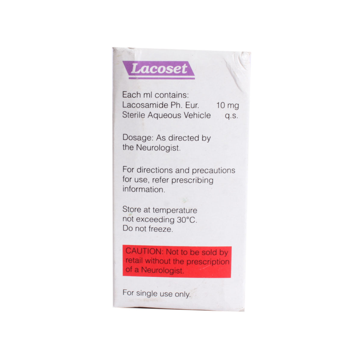 Lacoset 200 mg Injection | Uses, Side Effects, Price | Apollo Pharmacy