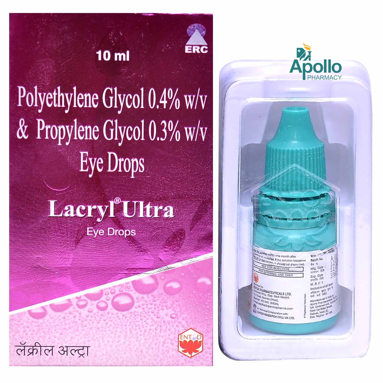 Lacryl Ultra Eye Drops | Uses, Side Effects, Price | Apollo Pharmacy