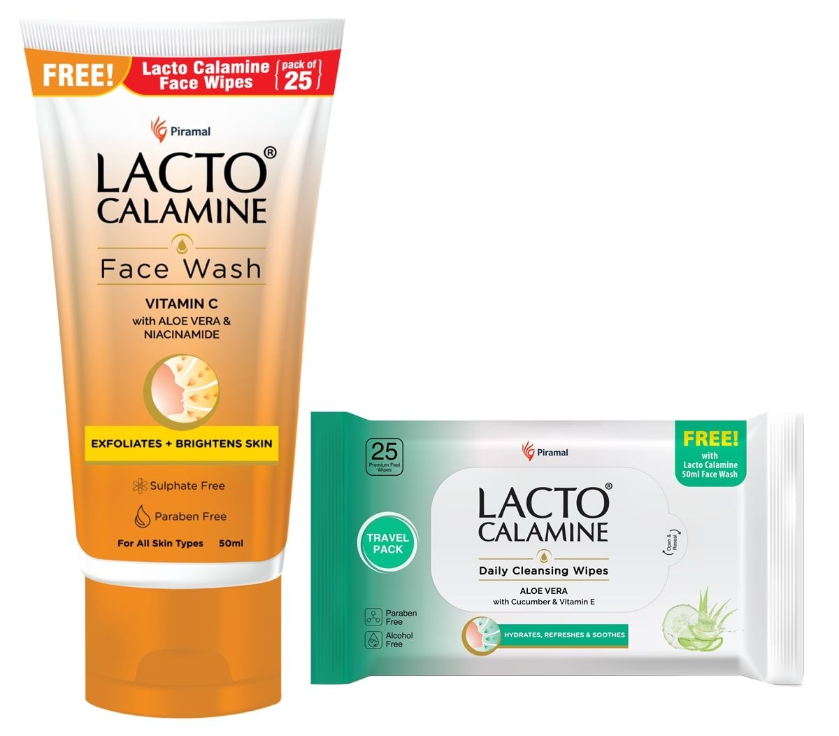 Buy Lacto Calamine Vitamin-C Face Wash 50 ml | Vitamin C, Aloe Vera ...