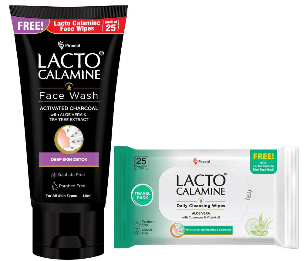 Buy Lacto Calamine Activated Charcoal Face Wash, 50 ml | 19 Minutes ...