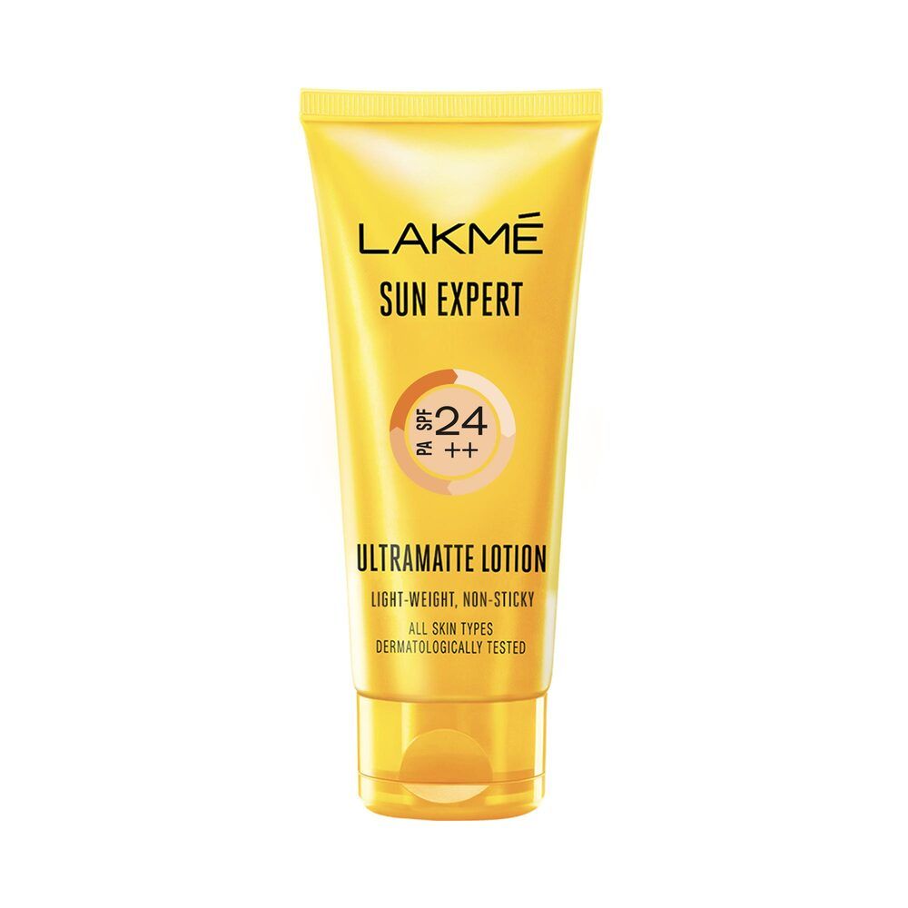 Buy Lakme Sun Expert SPF 24 PA++ Ultra Matte Lotion, 50 ml | 19 Minutes ...