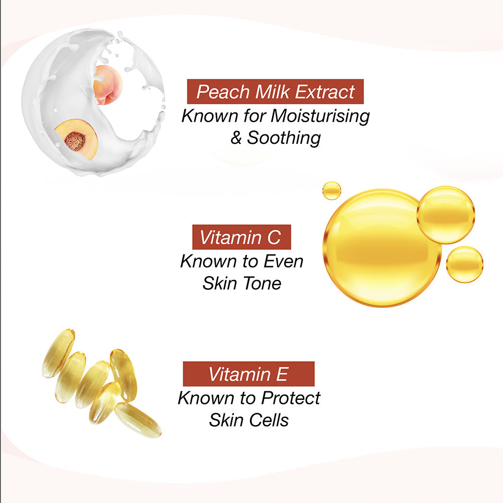 Lakme Peach Milk Moisturizer Body Lotion, 60 ml Price, Uses, Side ...