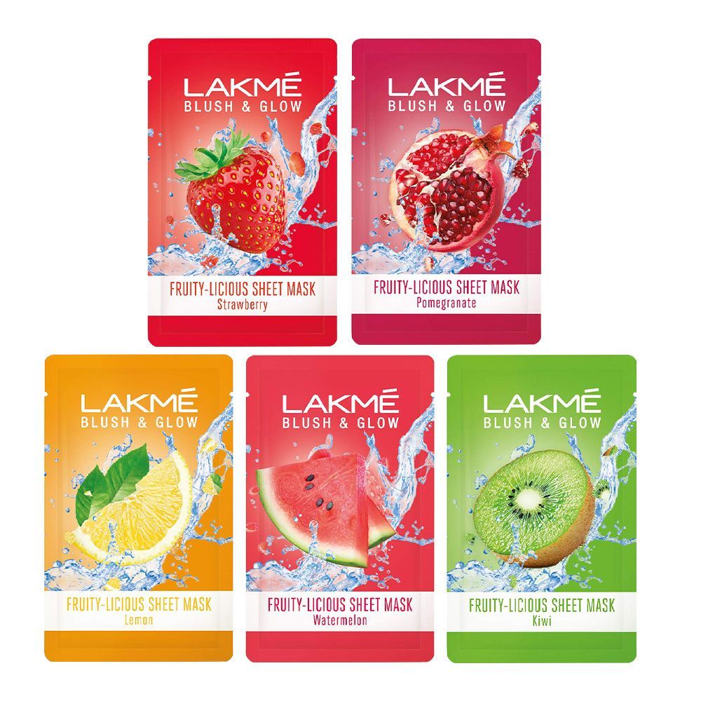 Lakme Blush & Glow Strawberry Sheet Mask, 25 ml Price, Uses, Side ...