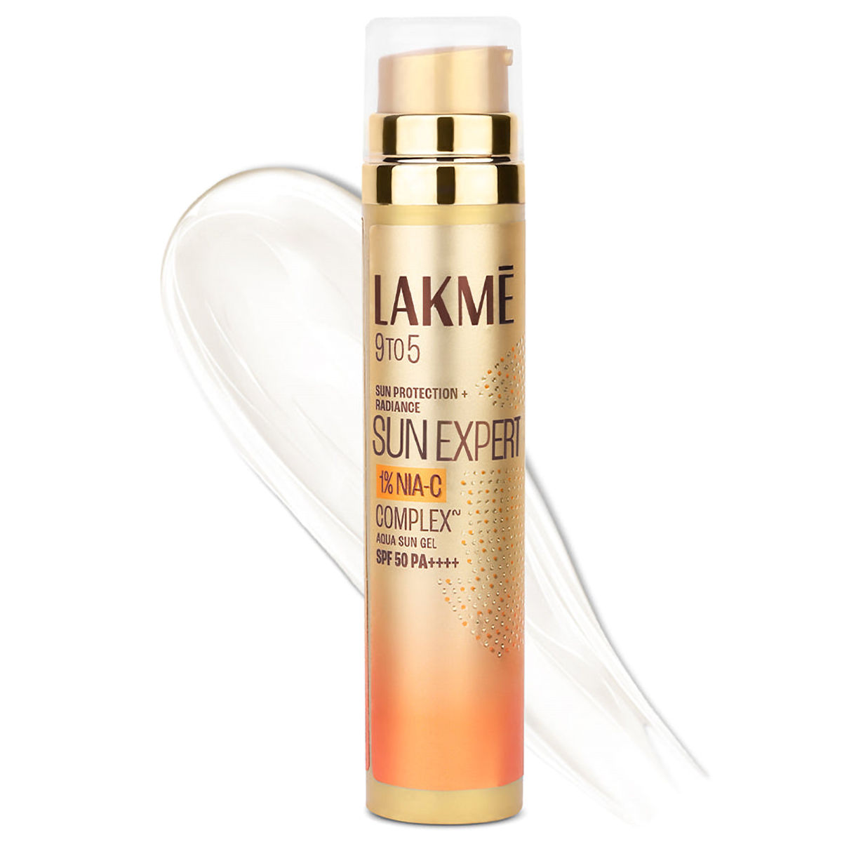 Buy Lakme Sun Expert 1% Nia-C SPF 50 PA++++ Sunscreen Gel, 56 gm | 19 ...
