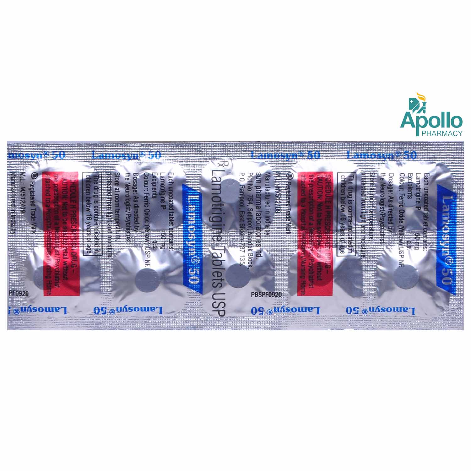 Lamosyn 50 mg Tablet 10's Price, Uses, Side Effects, Composition ...