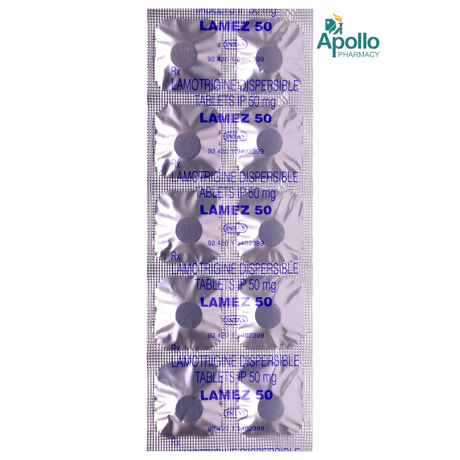 Lamez 50 Tablet 10's Price, Uses, Side Effects, Composition - Apollo ...