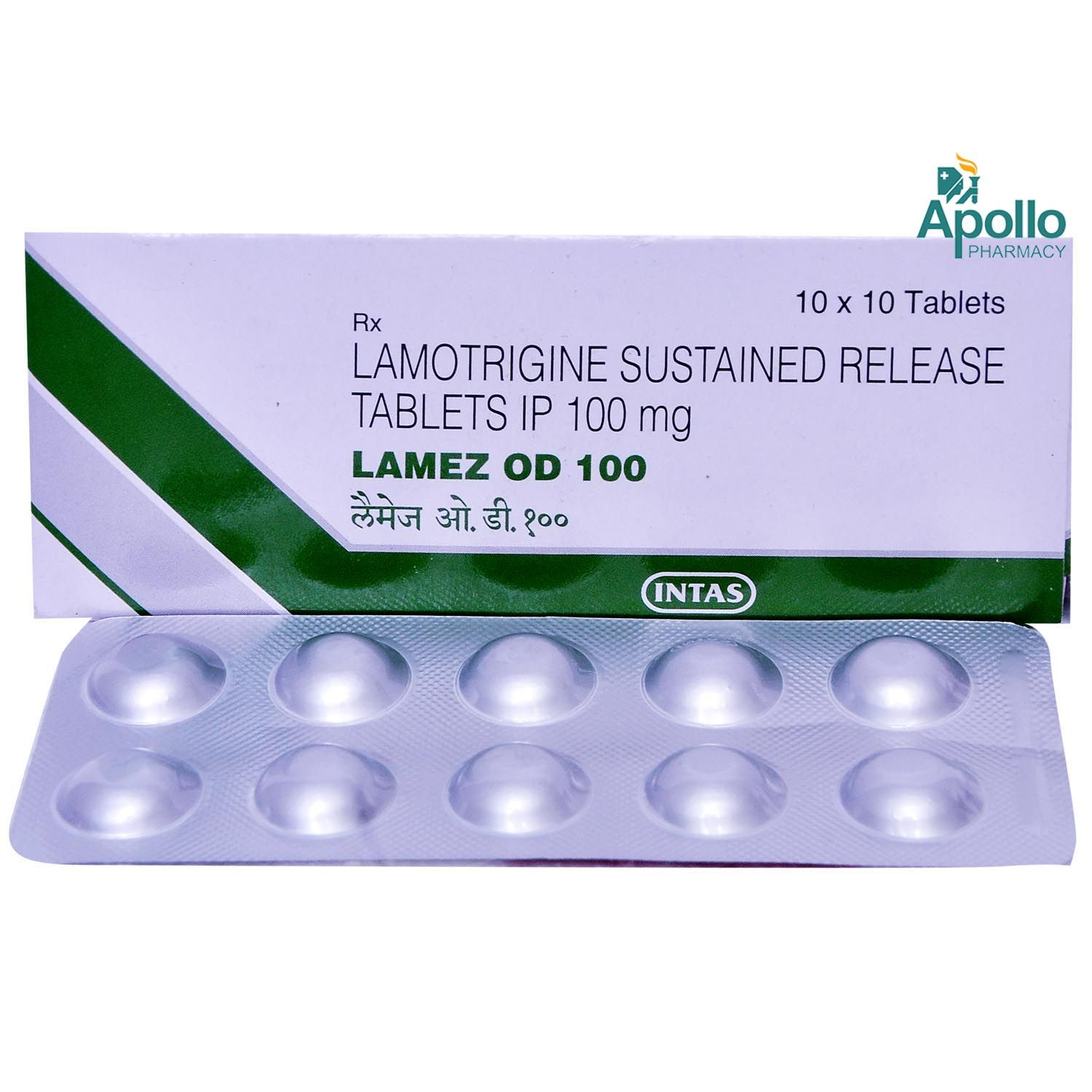 Lamez OD 100 Tablet 10's Price, Uses, Side Effects, Composition ...