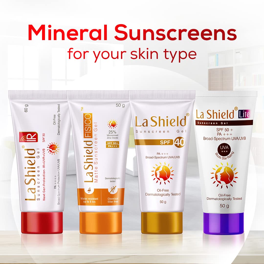 LA Shield IR SPF 30 PA++++ Sunscreen Gel, 60 gm Price, Uses, Side ...