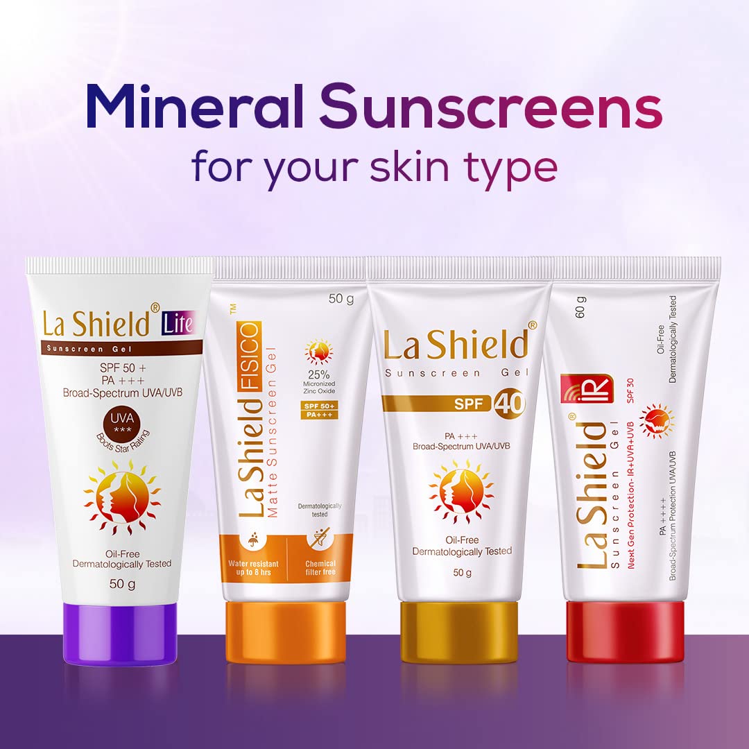 LA Shield Lite SPF 50+ PA+++ Sunscreen Gel, 50 gm Price, Uses, Side Effects, Composition ...