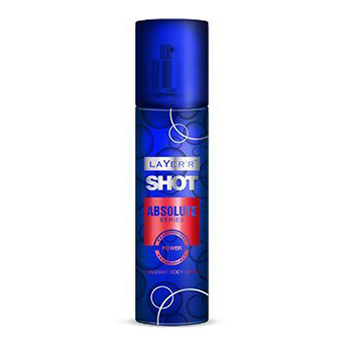 Layer'r Shot Absolute Series Power Body Spray, 135ml Price, Uses, Side ...