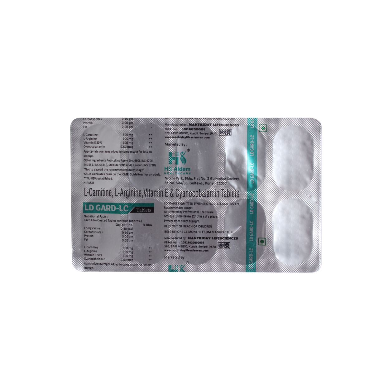 LD Gard-LC Tablet 10's Price, Uses, Side Effects, Composition - Apollo ...