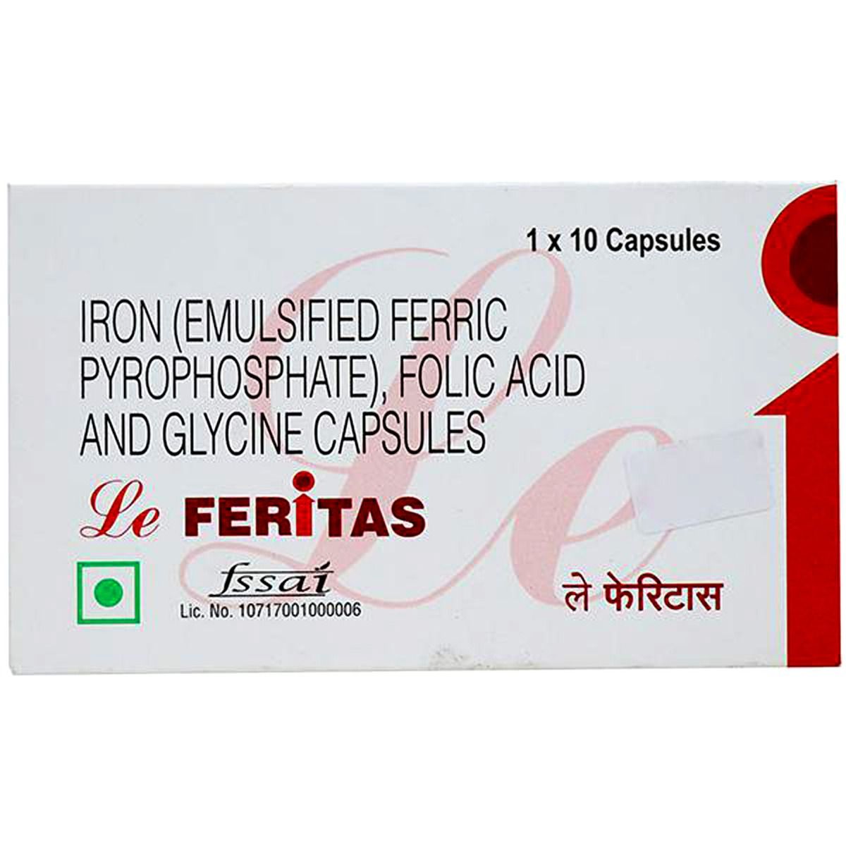 Le Feritas Capsule 10's Price, Uses, Side Effects, Composition - Apollo ...