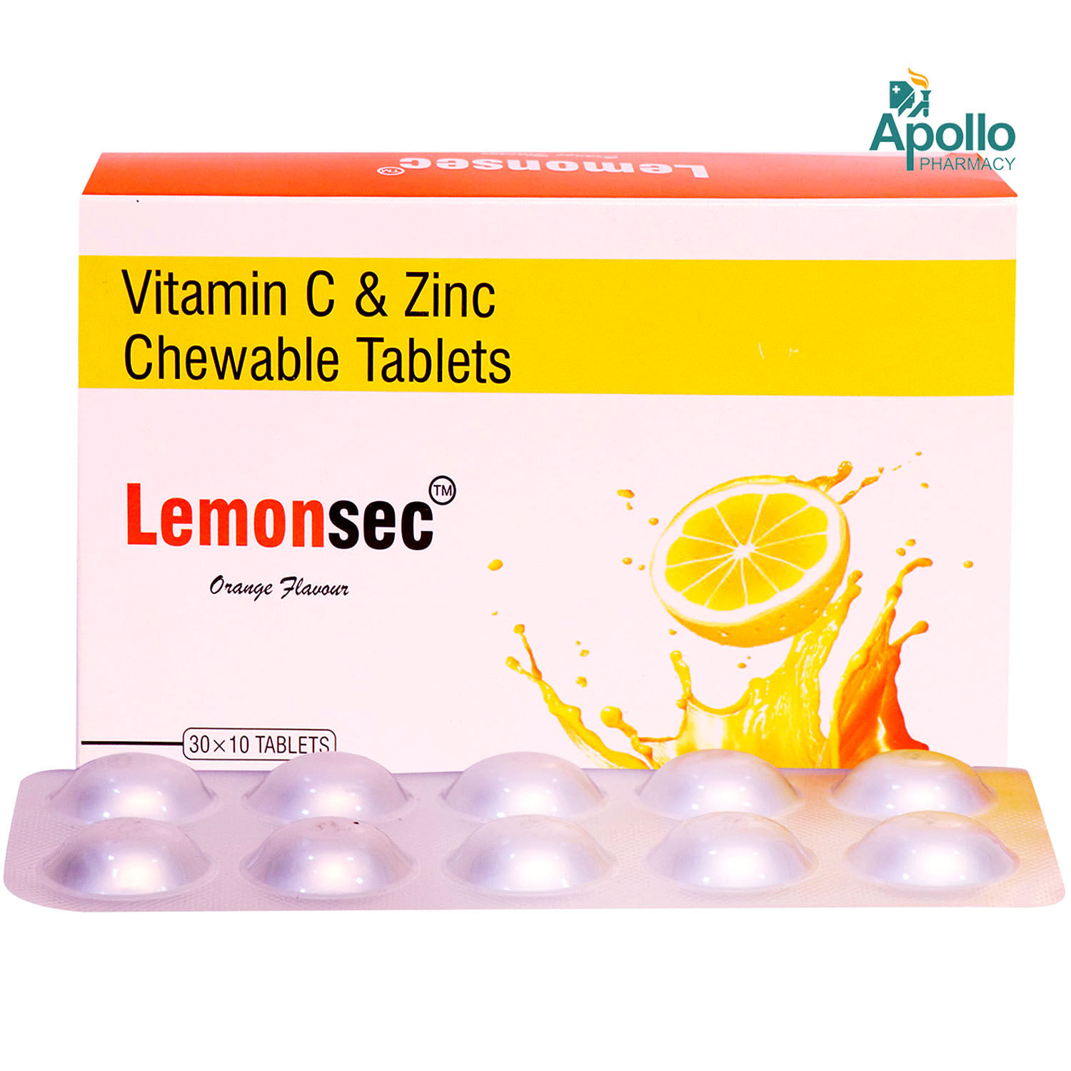 Lemonsec Orange Flavour Chewable Tablet 15's Price, Uses, Side Effects ...