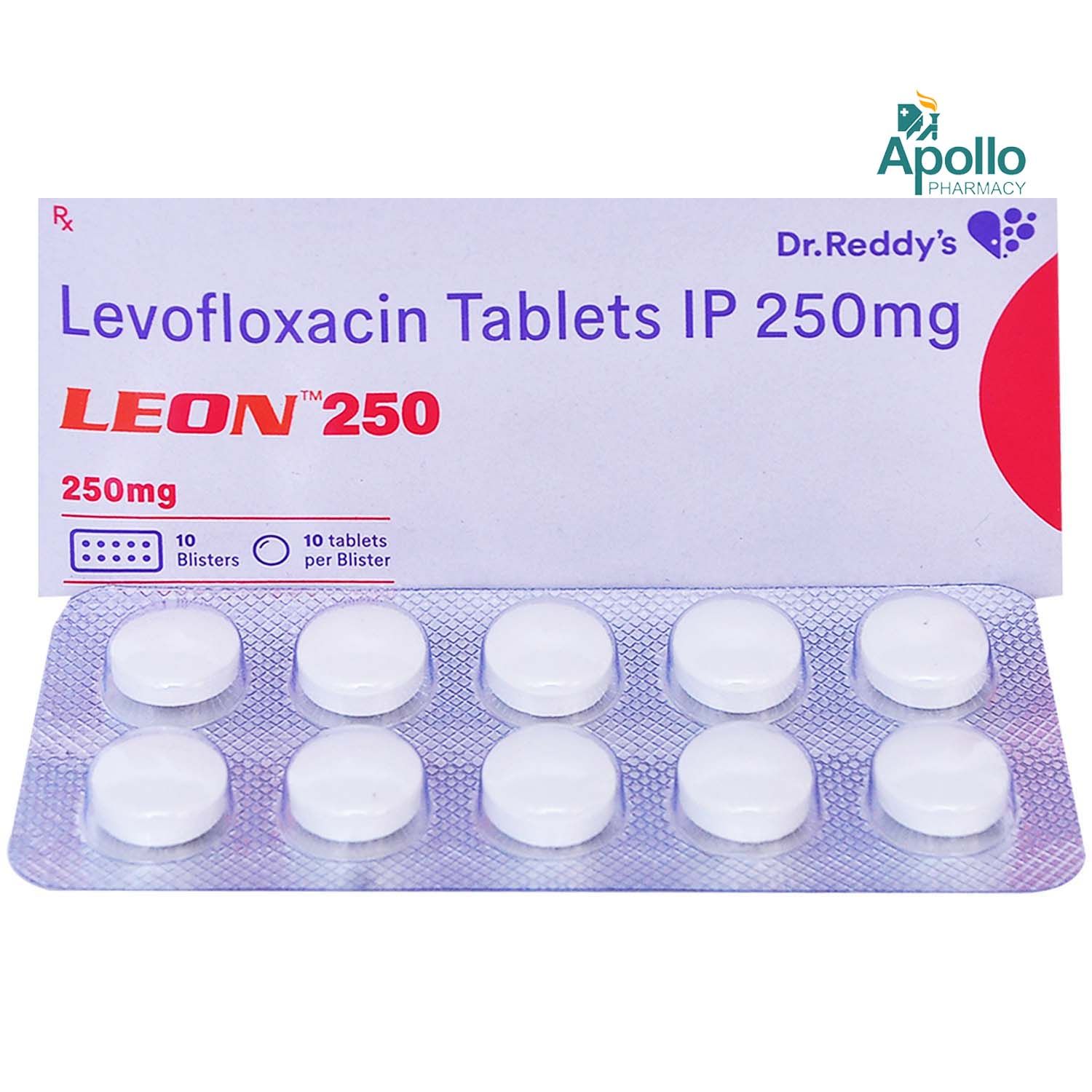 Leon 250 Tablet 10's Price, Uses, Side Effects, Composition - Apollo ...