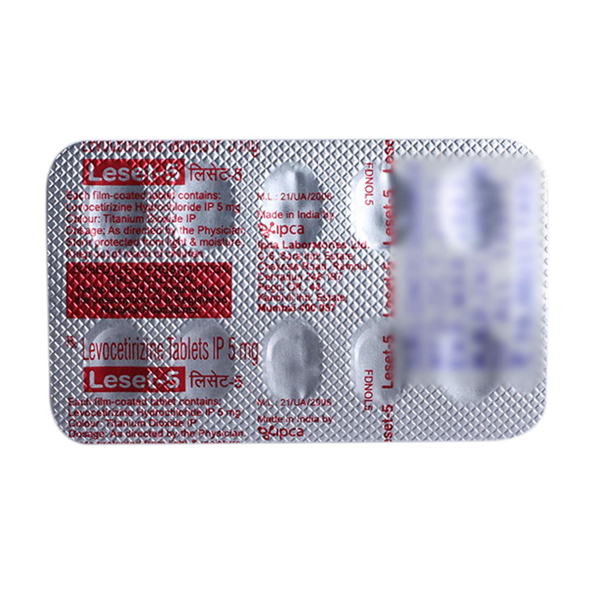 Leset-5 Tablet | Uses, Side Effects, Price | Apollo Pharmacy