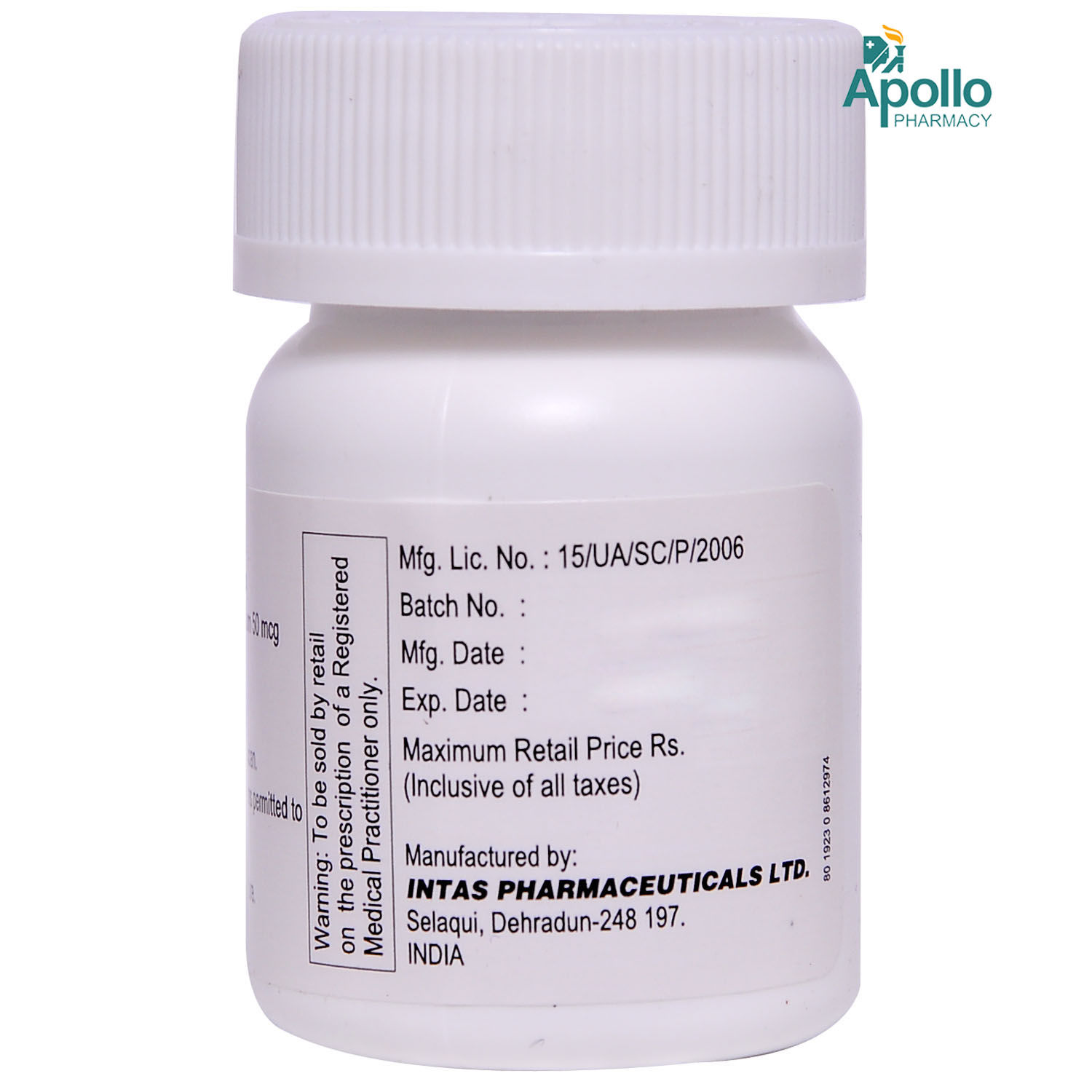 Lethyrox 50 mcg Tablet 100's Price, Uses, Side Effects, Composition ...