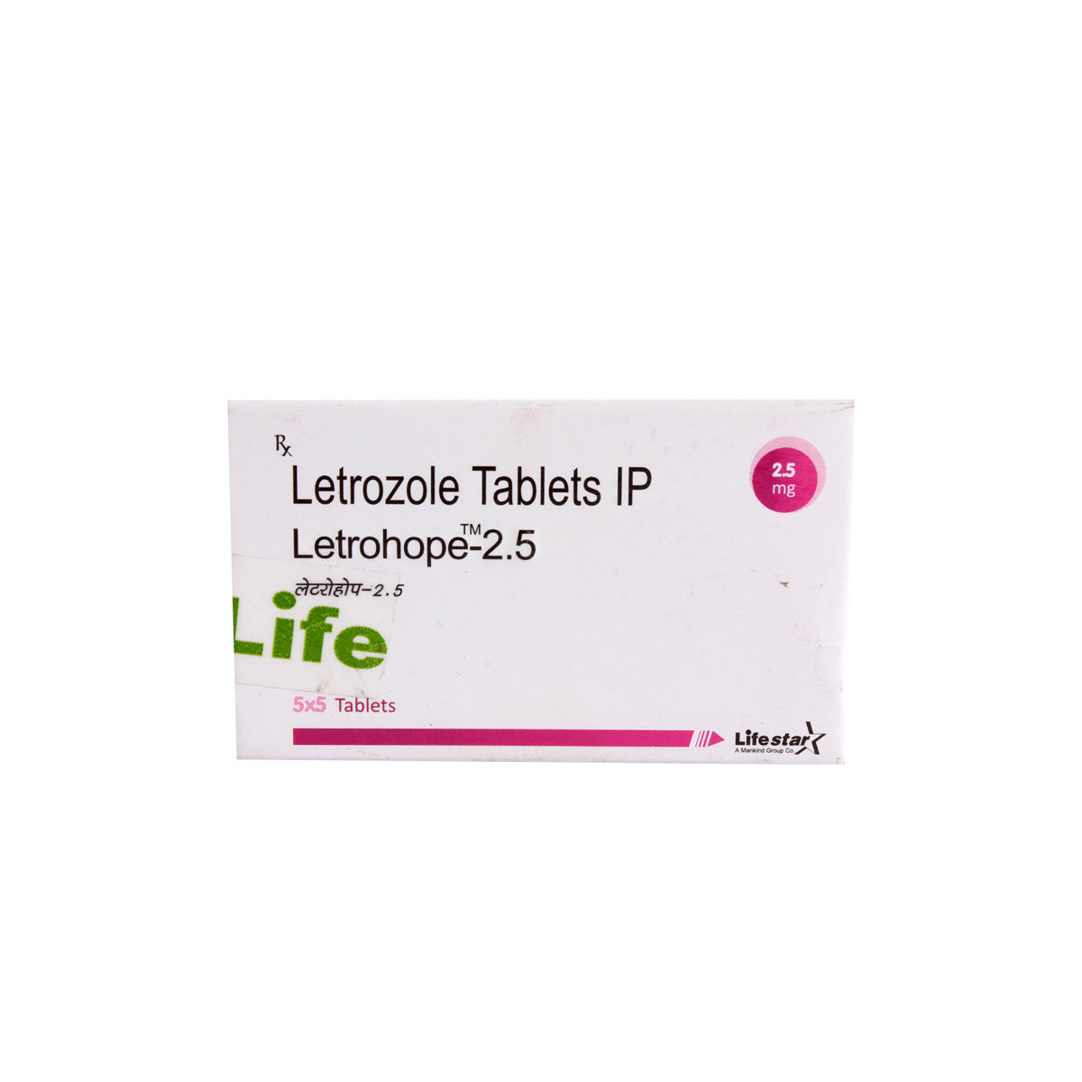 Letrohope-2.5mg Tablet 5's Price, Uses, Side Effects, Composition ...