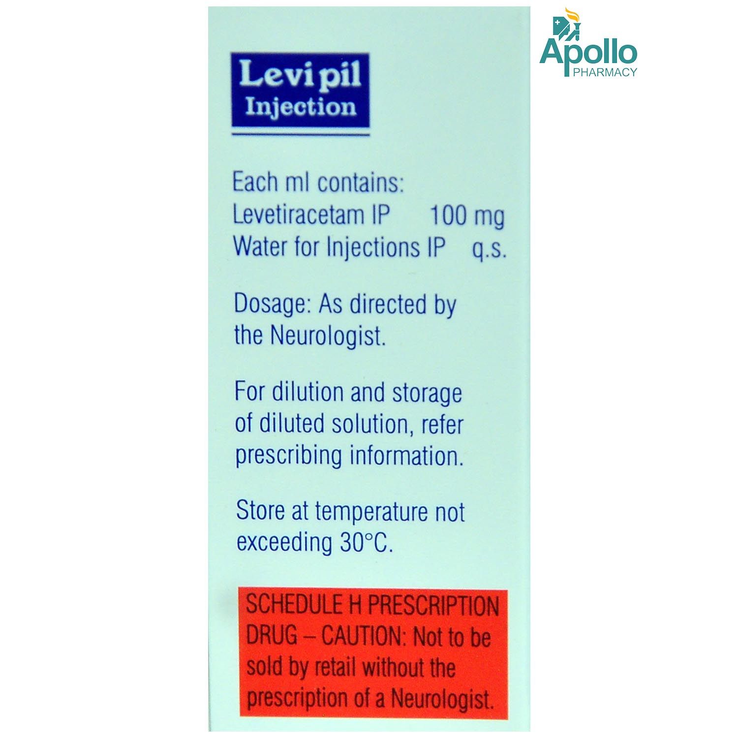 Levipil Injection 5 ml Price, Uses, Side Effects, Composition - Apollo ...