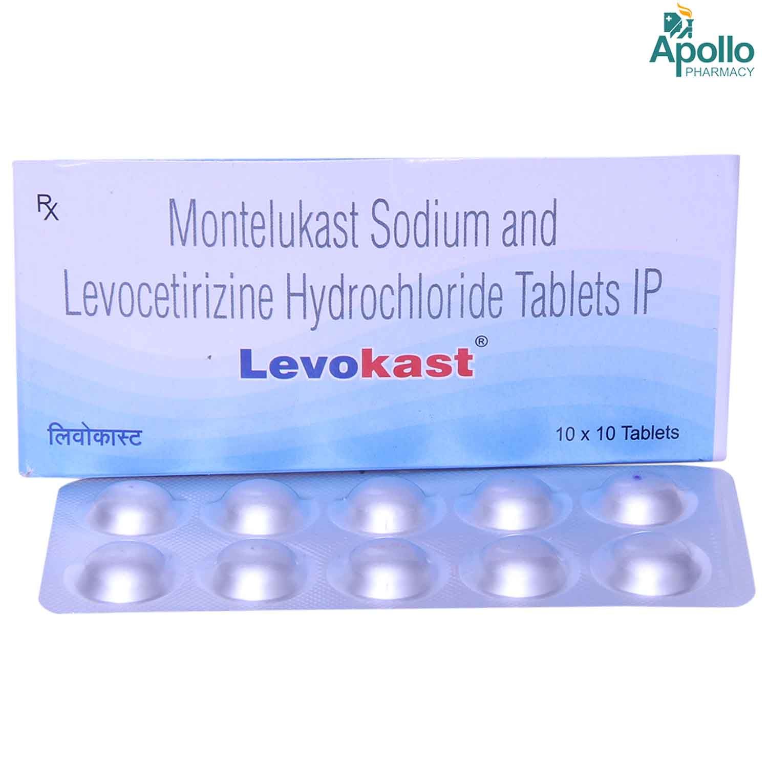 Levokast Tablet 10's Price, Uses, Side Effects, Composition - Apollo ...