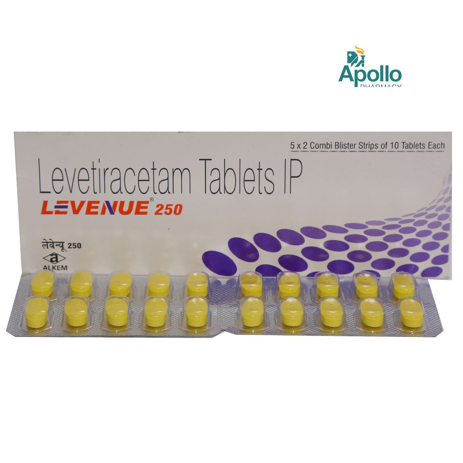 Levenue 250 mg Tablet 10's Price, Uses, Side Effects, Composition - Apollo Pharmacy