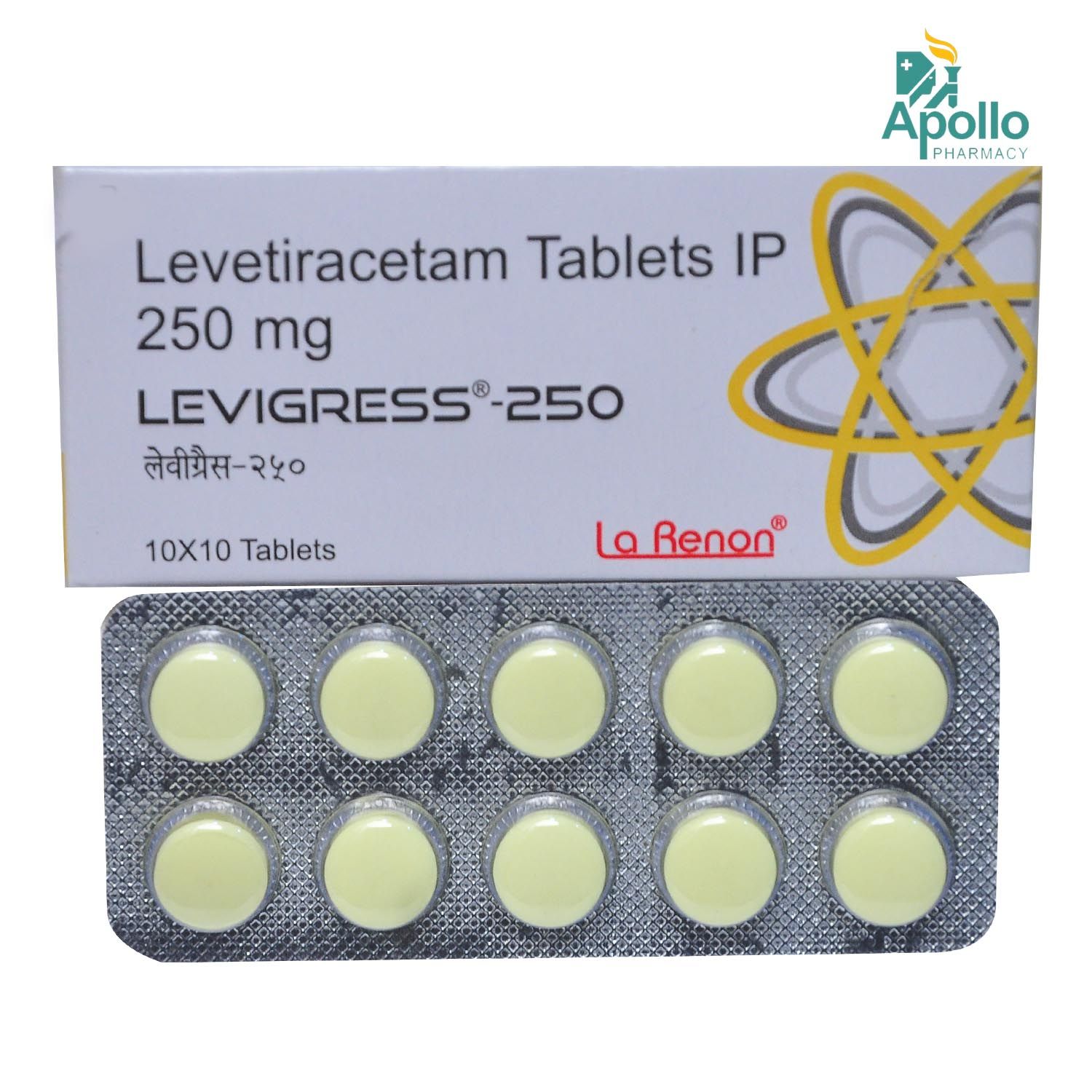 Levigress 250 Tablet | Uses, Side Effects, Price | Apollo Pharmacy