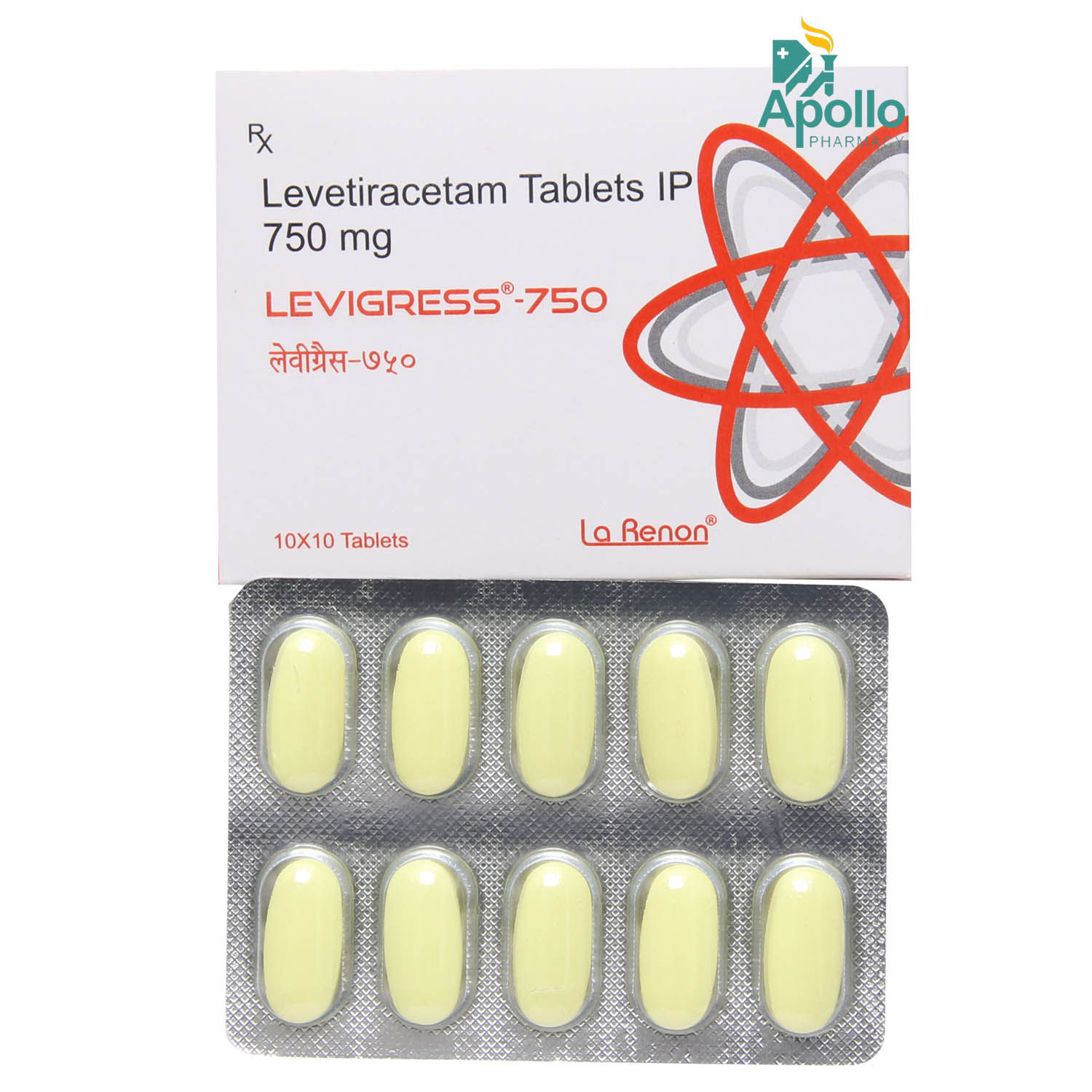 Levigress-750 Tablet | Uses, Side Effects, Price | Apollo Pharmacy
