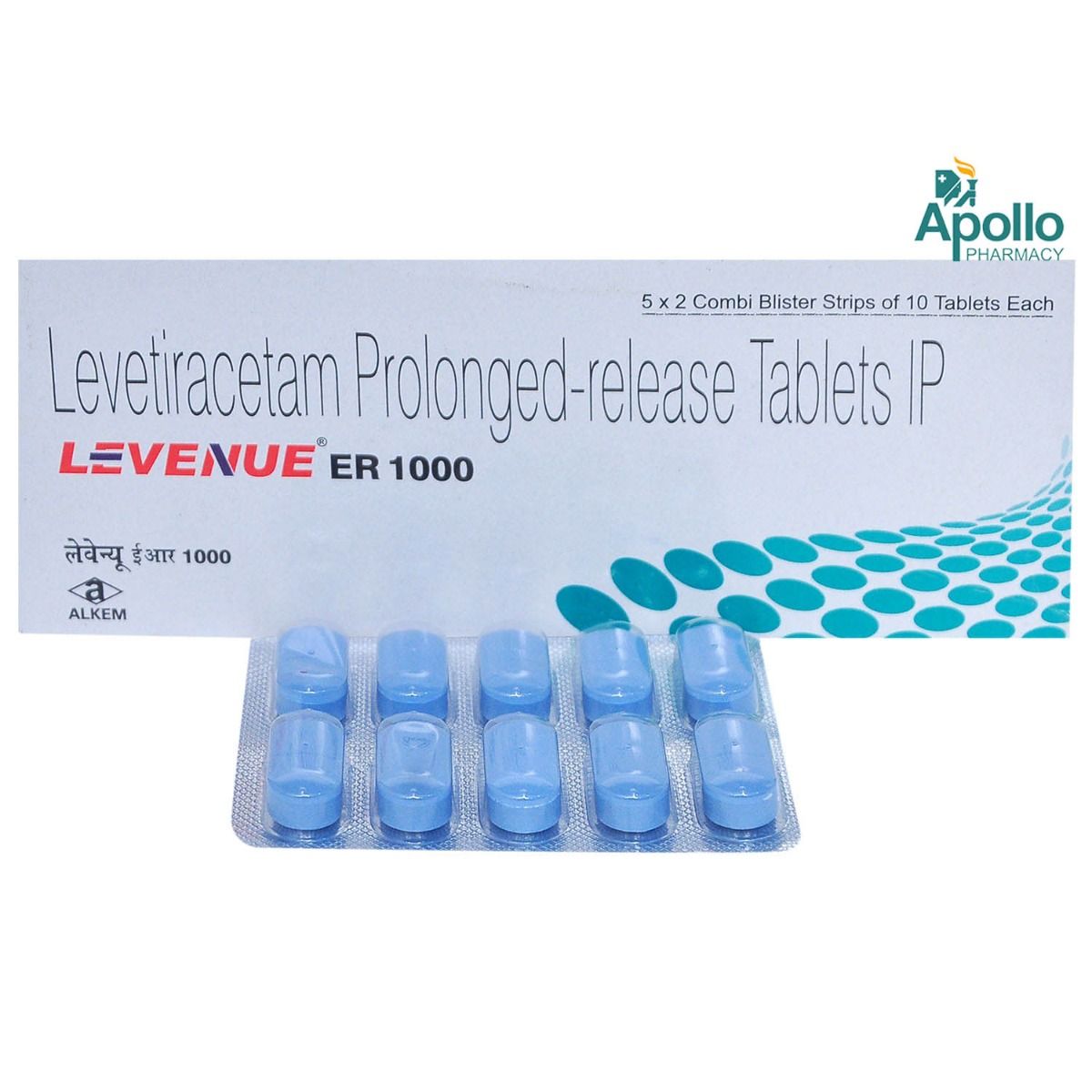 LEVENUE ER 1000MG TABLET 10'S Price, Uses, Side Effects, Composition ...