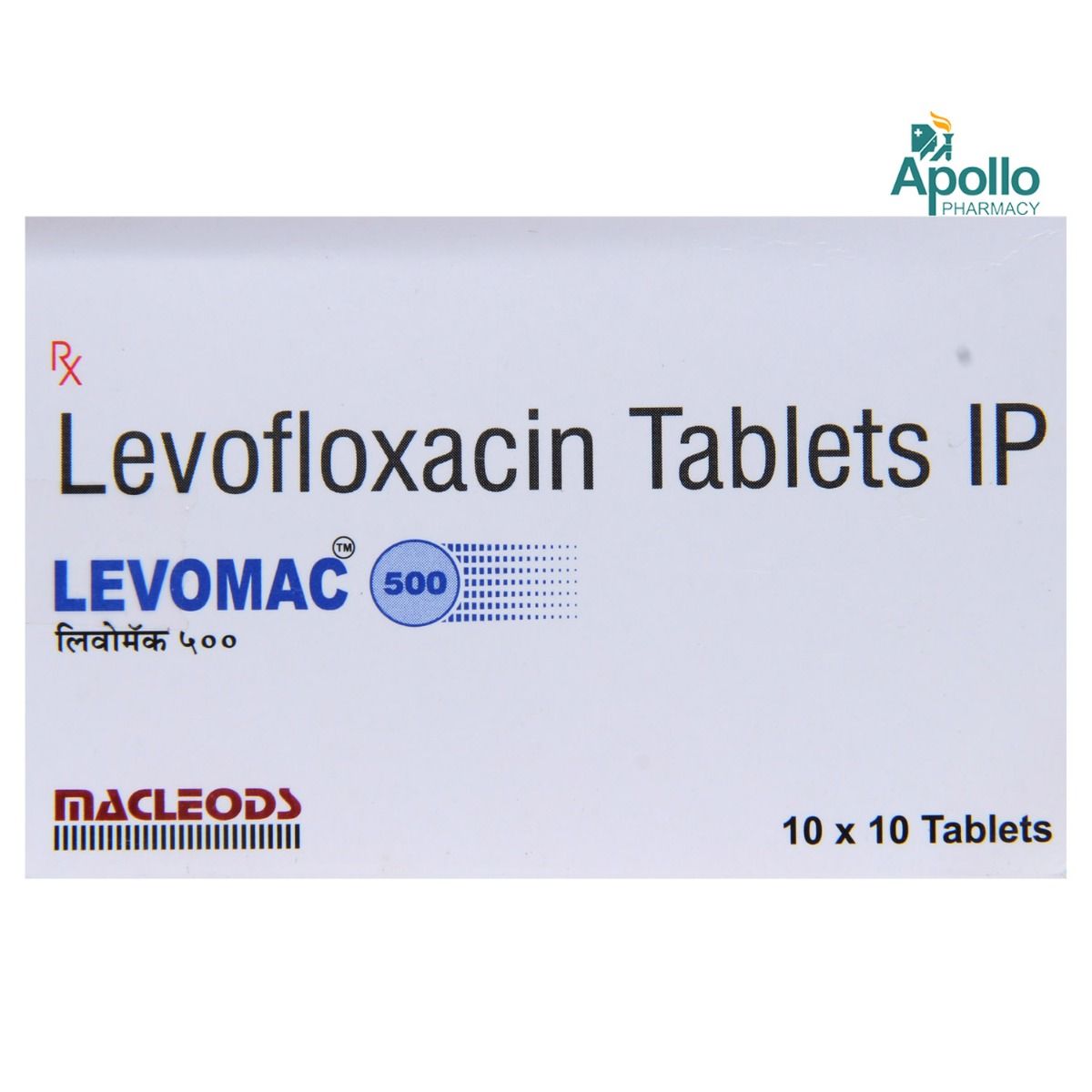 Levomac 500 Tablet 10's Price, Uses, Side Effects, Composition - Apollo ...