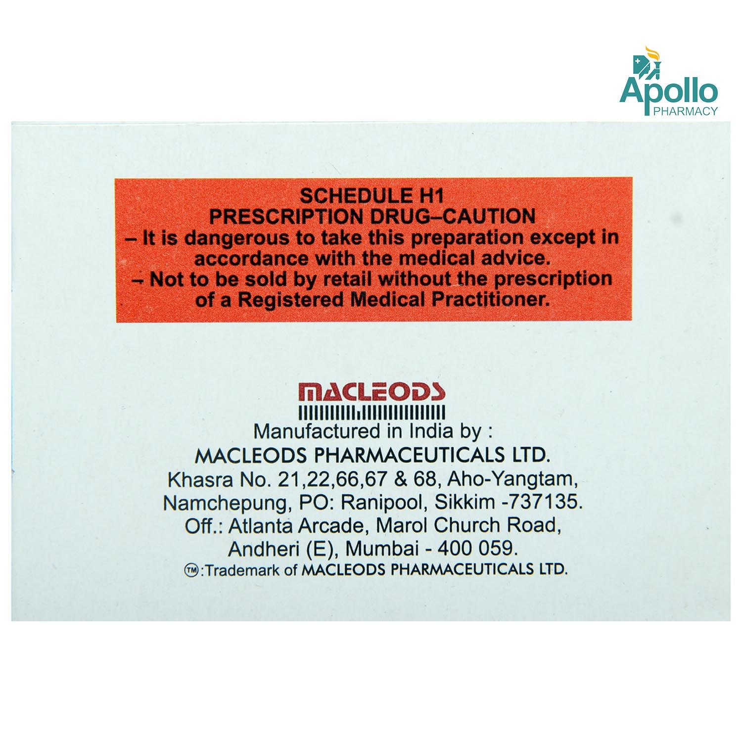 Levomac 250 mg Tablet 10's Price, Uses, Side Effects, Composition ...